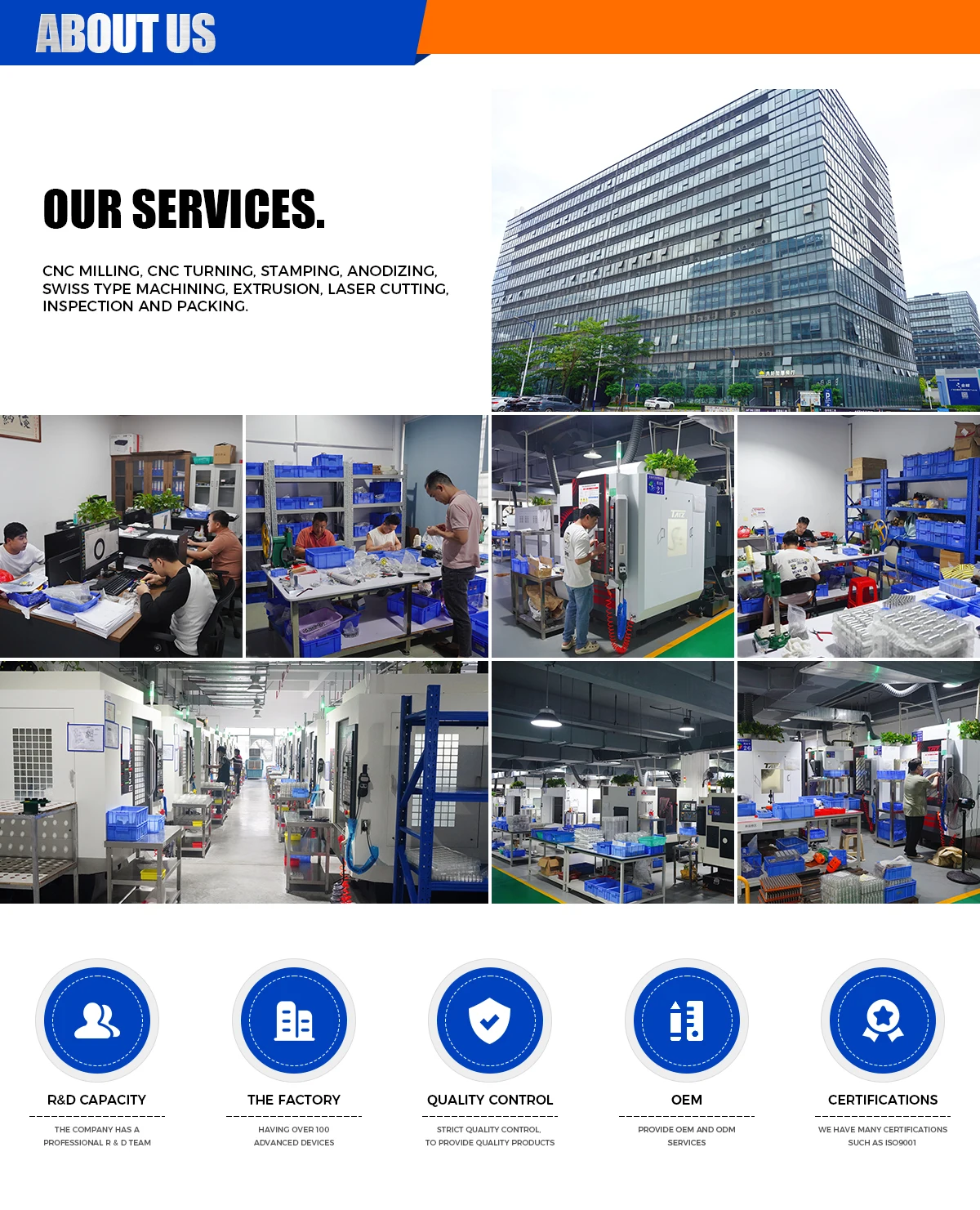 High Precision Milling Cnc Custom Stainless Aluminium Machined Part ...