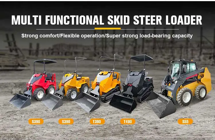ZM Mini Skid Steer Loaders - EPA Diesel Engines & Attachments
