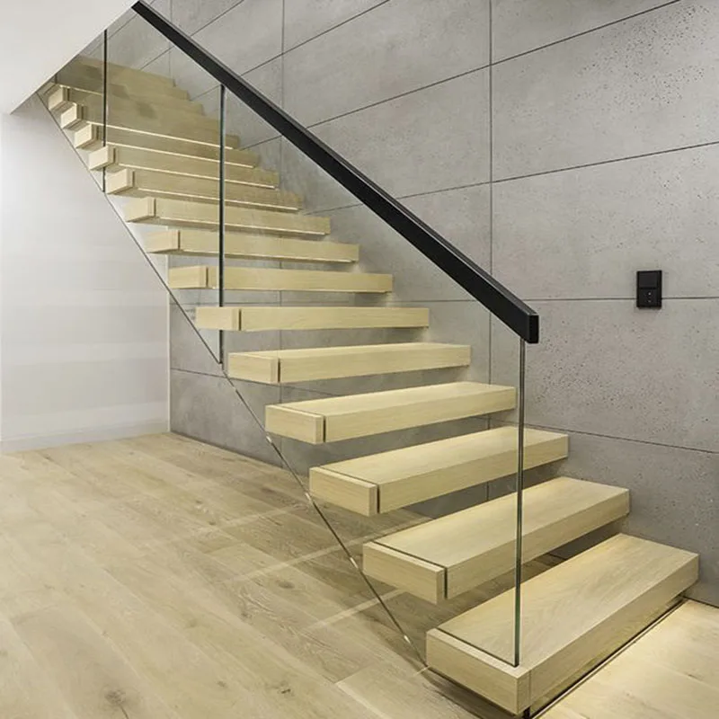 Invisible Steel Structure Staircase Suspended Staircase Customized ...