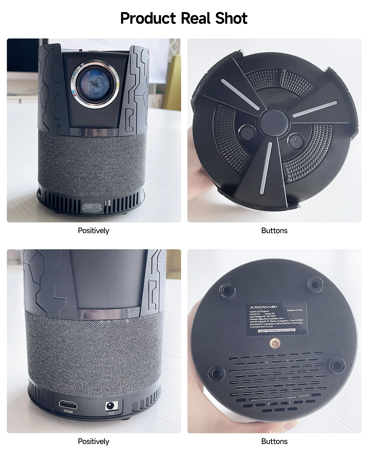 Caiwei 1080p Mini Wifi Smart Led Projectors Android Mobile Home Theater ...