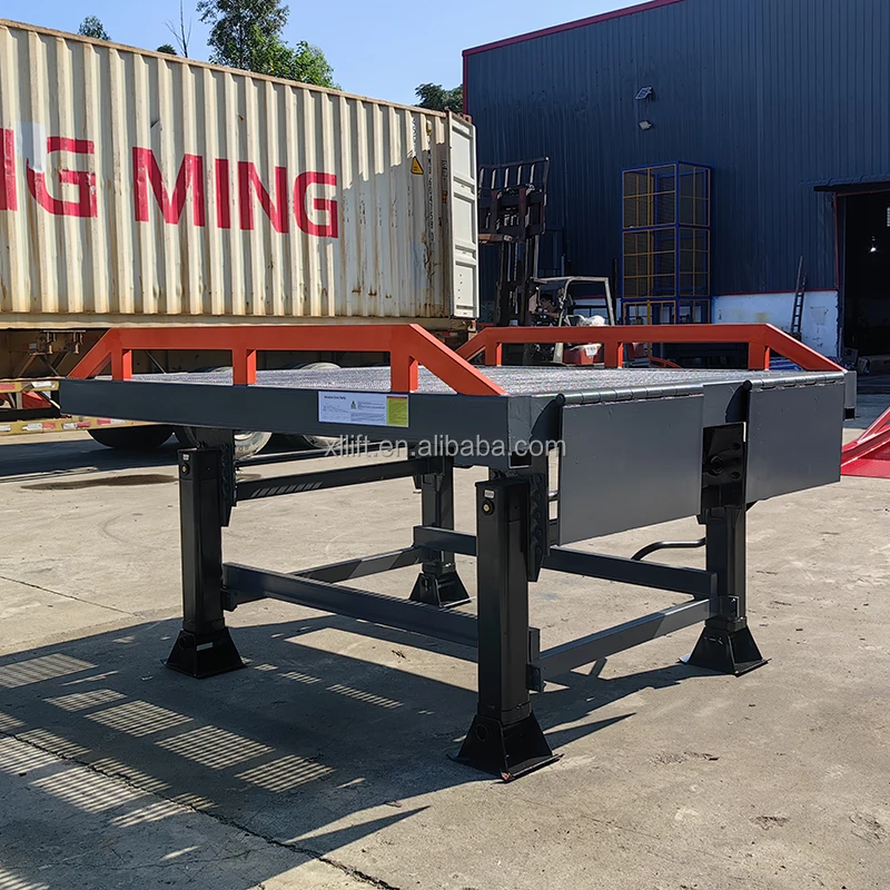 Hydraulic Container Dock Ramp Adjustable Loading Dock Leveler - Buy ...