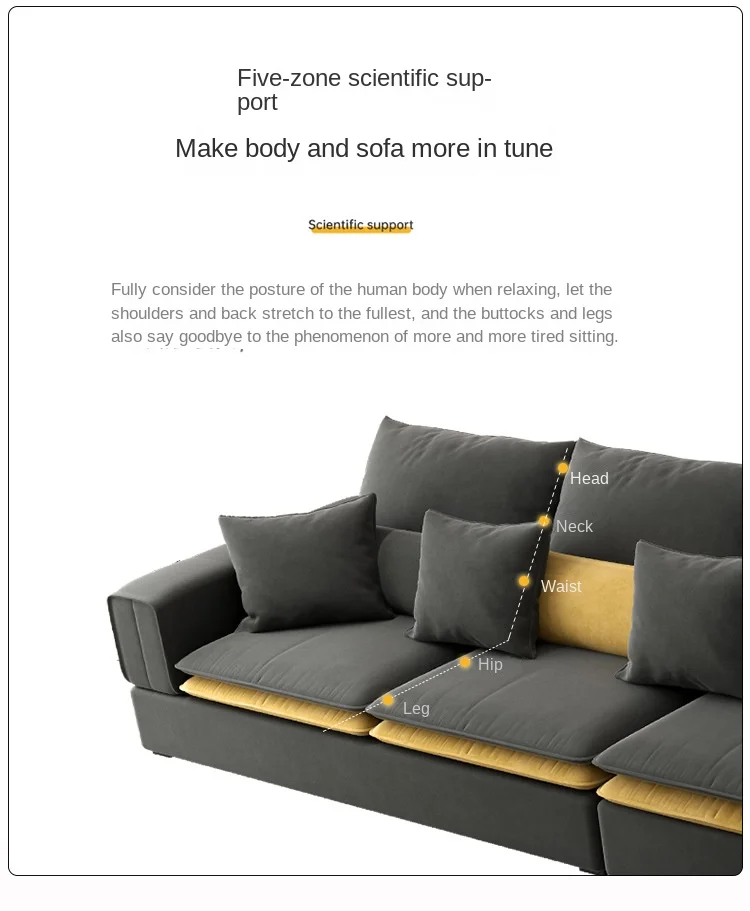 Classic Wooden Sofa Set with Solid Wood Frame and for Home Office ...