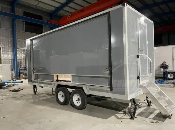 Prefabricated 20ft Slide Out Expandable Container House/office Trailer ...