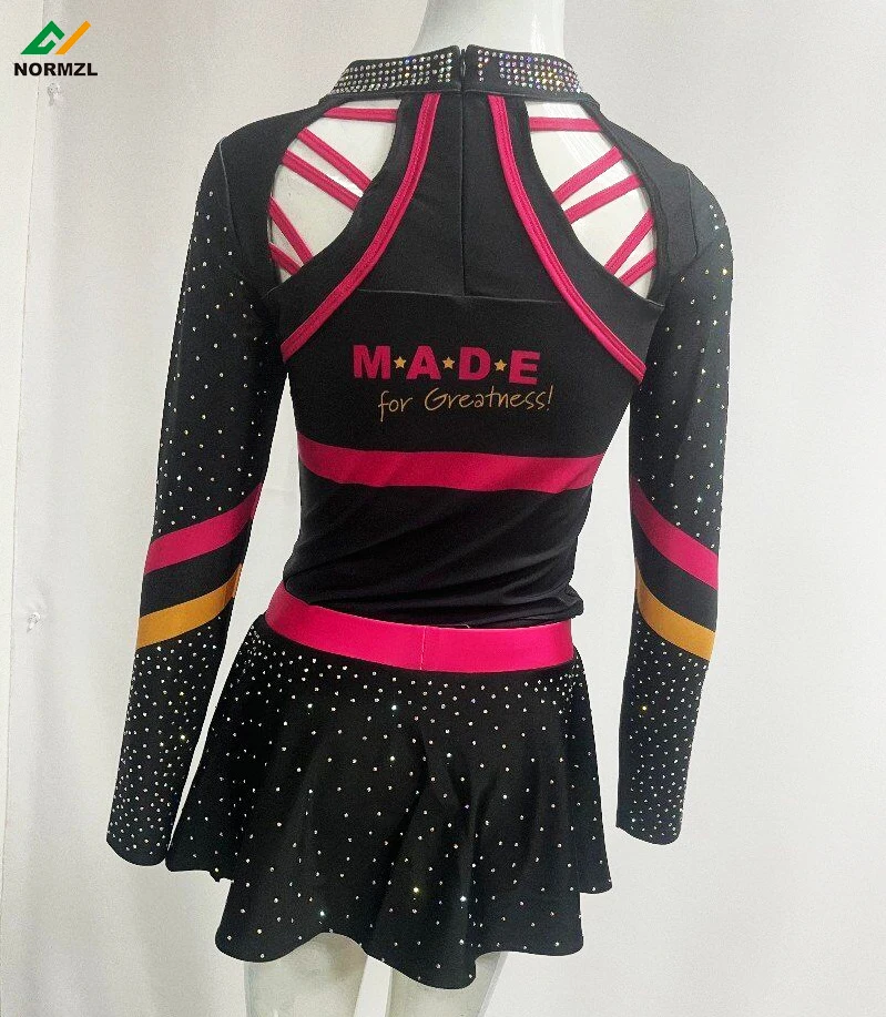 Normzl Wholesale Practice Rhinestone Cheerleading Skirt Uniforms Sexy ...