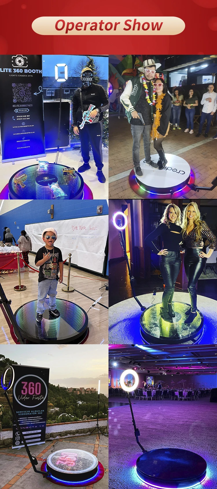 360 Photobooth - High Quality 360 Degree Selfie Machine