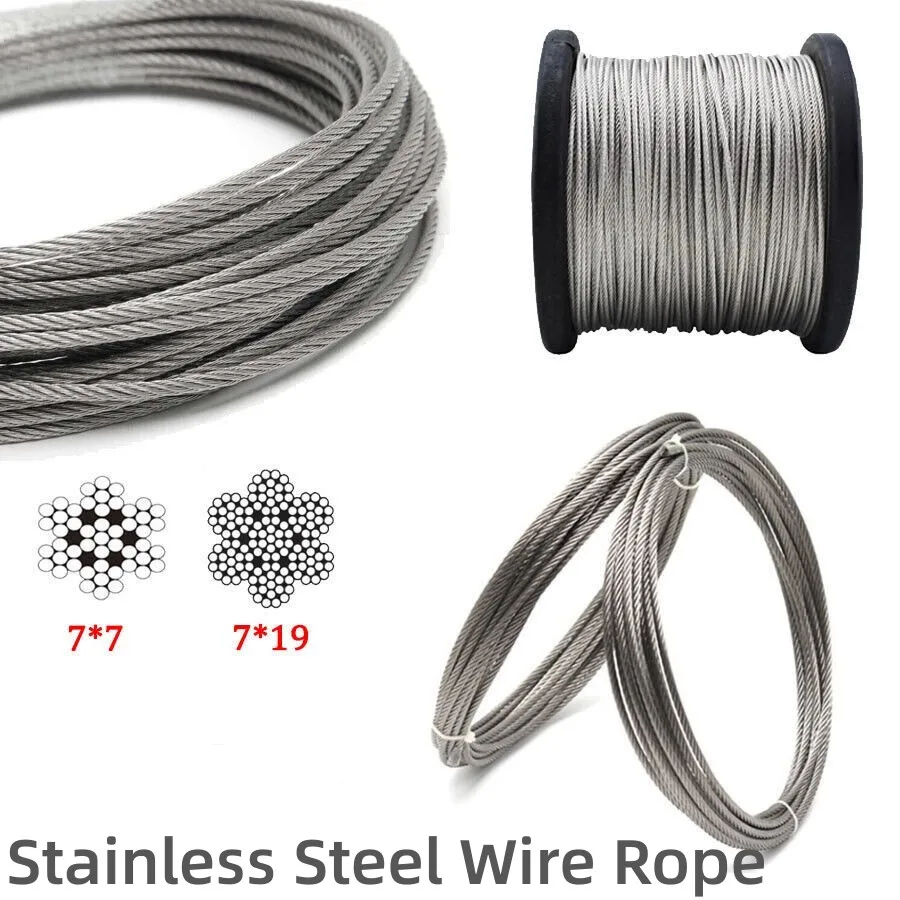 China 316 7x19 Dia. 8mm Pvc Coated Stainless Steel Wire Rope For Marine ...