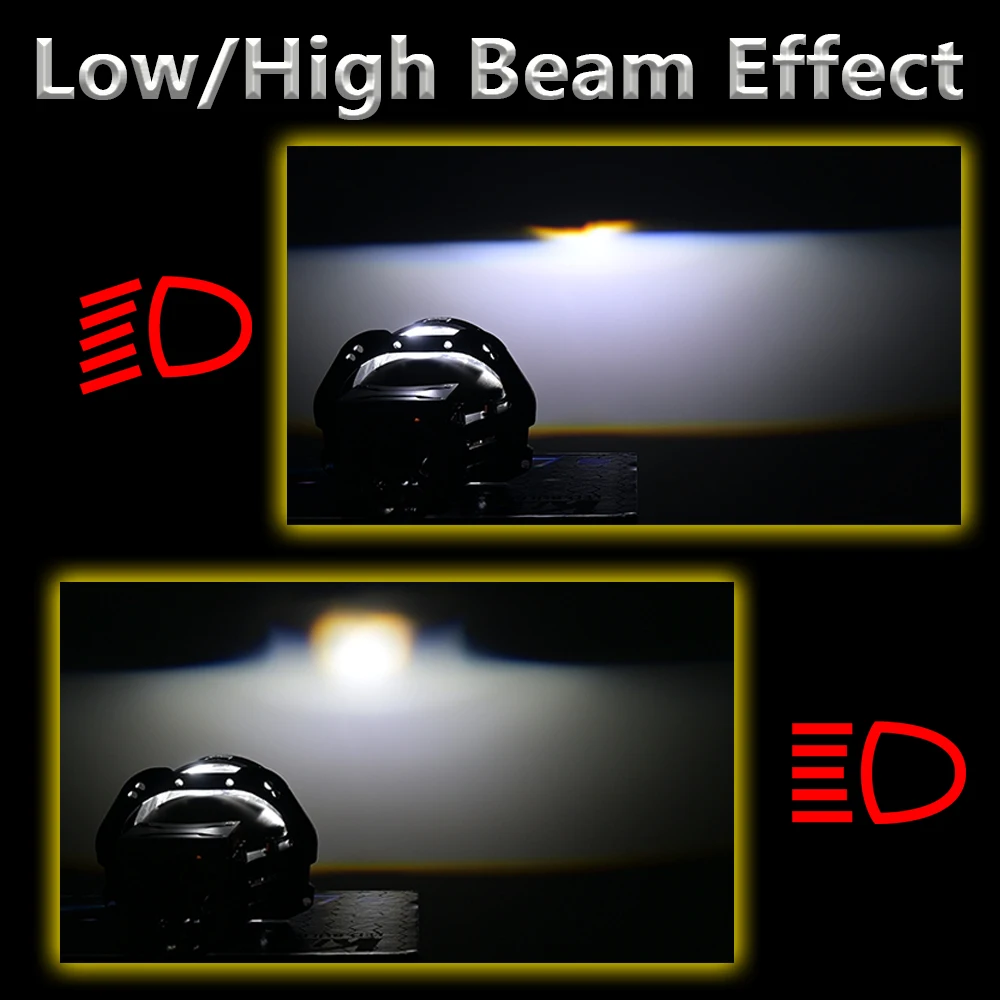DGLS Best Selling G36 120W BI LED Projector Lens 6500K Projector Led ...