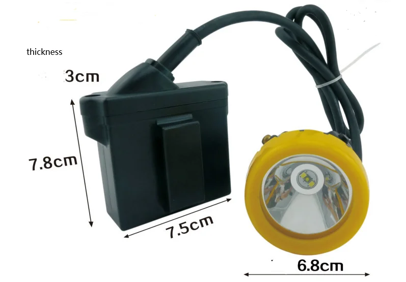10000lux Coal Miner Cap Lamp 3 7v 6 8ah Ip68 Impact Resistant