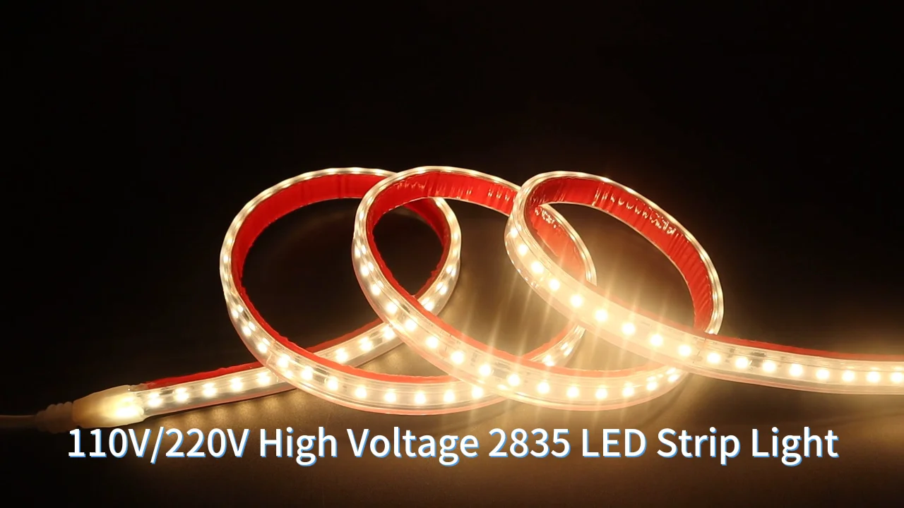 50m/roll High Voltage Led Strip Light 2835 Leds 110v 220v 230v Ac 110lm ...