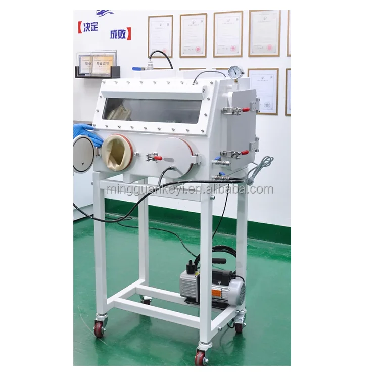 Laboratory Stainless Steel Vacuum Glove Box A Series Can Be Customized ...