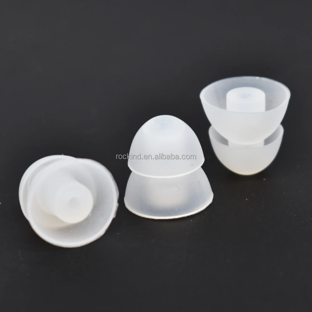 2mm Dual Flange Eartip Soft Earbuds Eargels For In-ear Earphone With ...