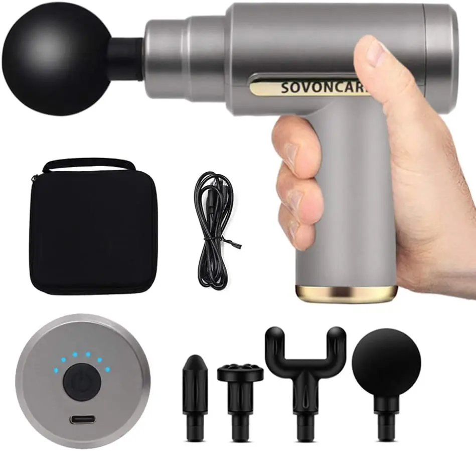 Phenitech Portable Massage Gun Mini Muscle Deep Tissu Fascia Mini Massage Gun Powerful