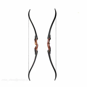 Traditional Archery Recurve Bow Takedown Limbs Wooden Riser Competition ...