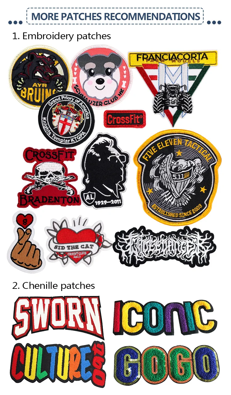 Custom 2D3D Silicone Rubber Clothing Patch - Soft PVC Patches