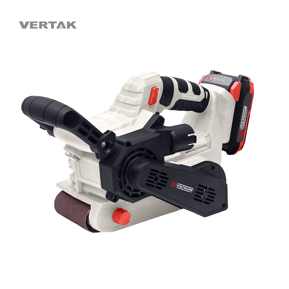 Vertak 20V brushless handheld sander belt cordless battery powered ...