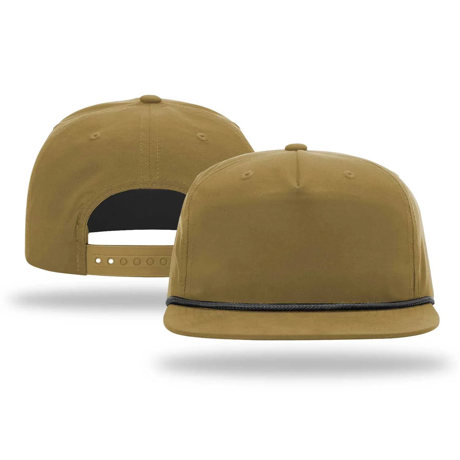 5 Panel Blank Unstructured Plain Sports Flat Brim Custom Patches ...