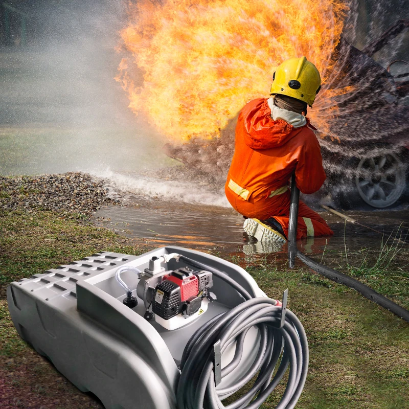 400L Plastic Water Storage Tank Firefighting Equipment Accessories Fire ...