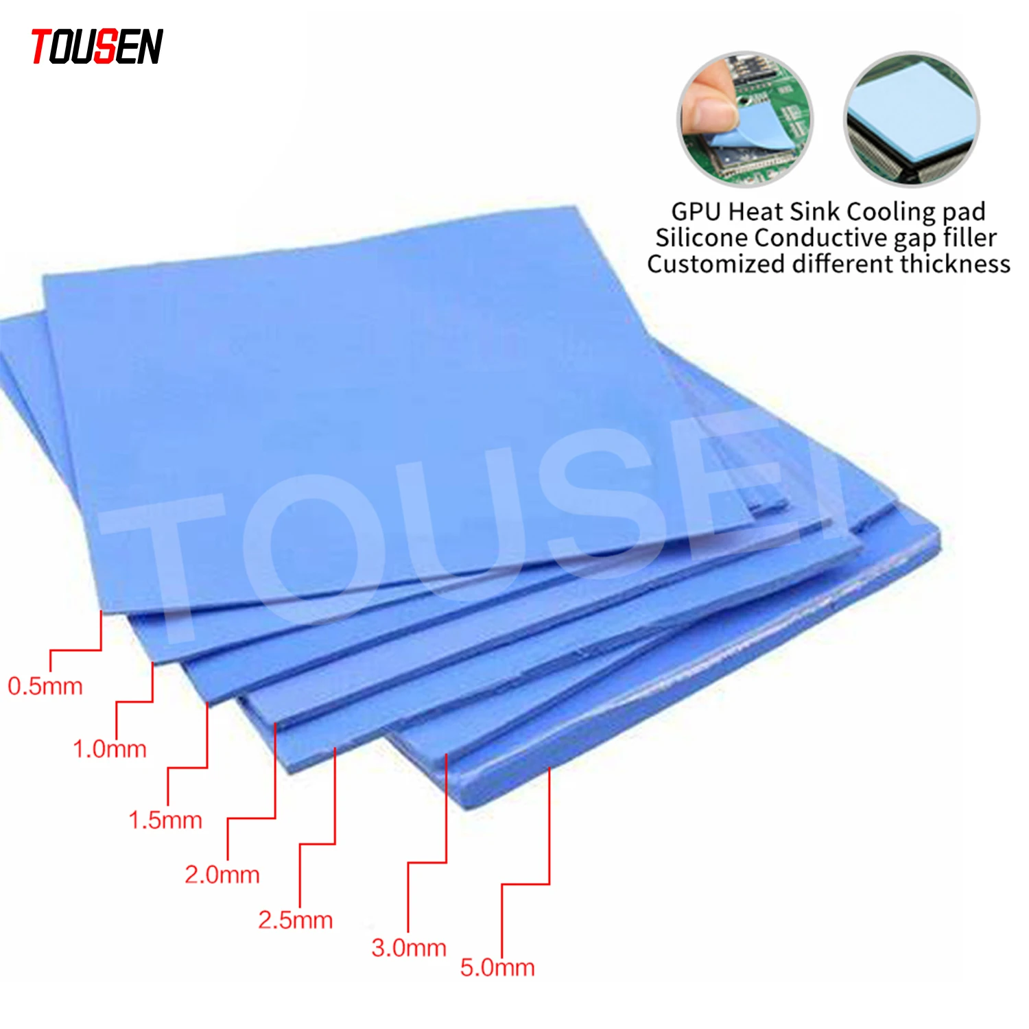 heat cooling material gap filling gpu thermally conductivity sheet heat ...