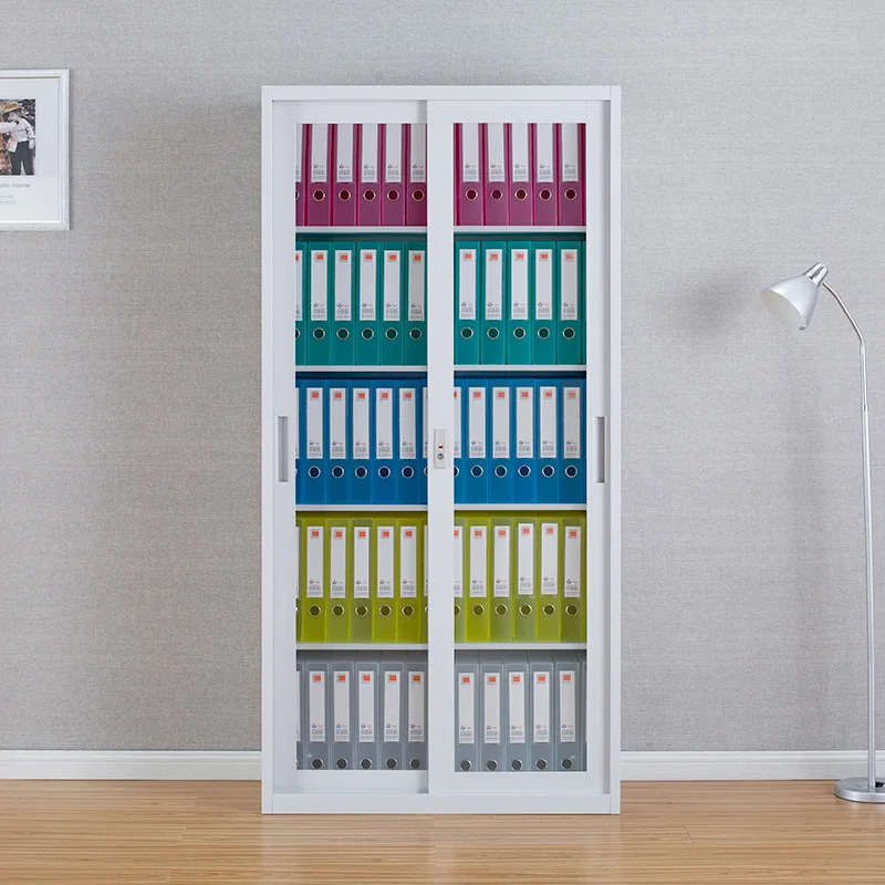 Modern Steel Metal Sliding File Cabinet for Office & Hospital
