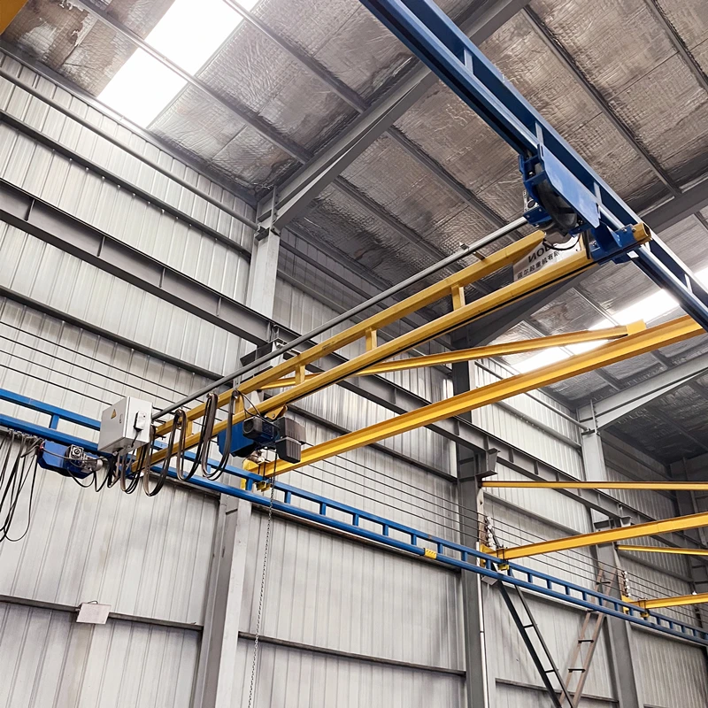 Indoor Free Stranding Suspension Small Bridge Crane 1ton 2 Ton