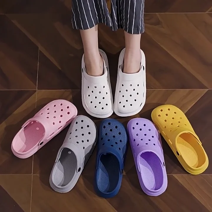 Plastic Sandals Custom Sandale Plastique Beach Shoes Eva Garden Shoes ...