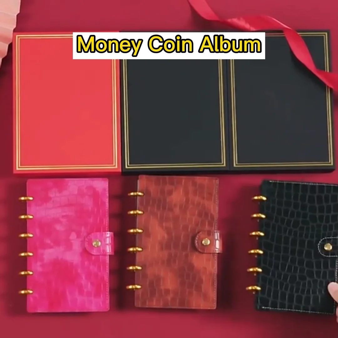 Custom Disc Binding Discbound Banknote Money Commemorative Coin Album ...
