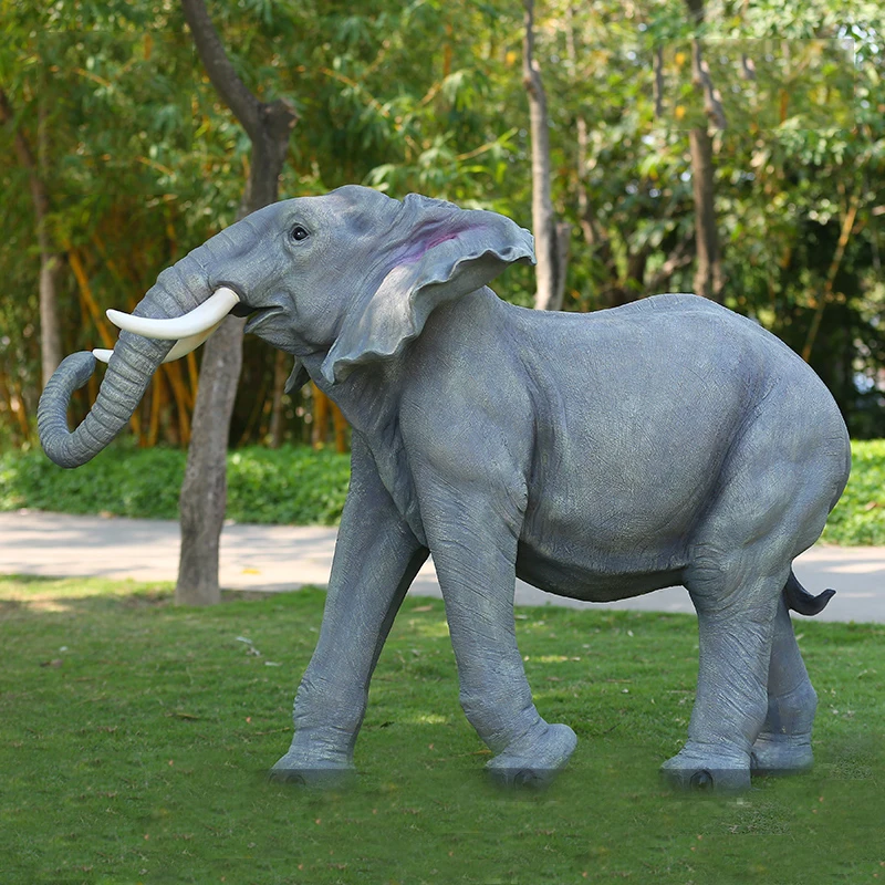 Customized Outdoor Life Size Cow Statues for Garden Decor