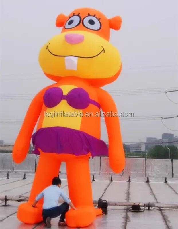 Giant Advertising Inflatable Spongebob Inflatable Cartoon Character For ...