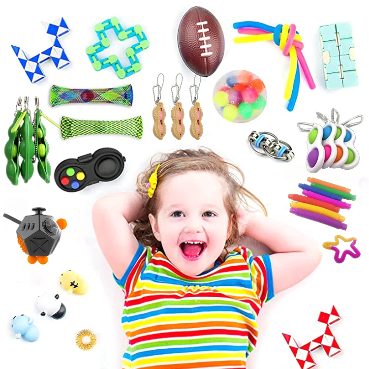 New Fidget Toy Pack Push Bubble Set It Mini Fidget Package Fidget ...