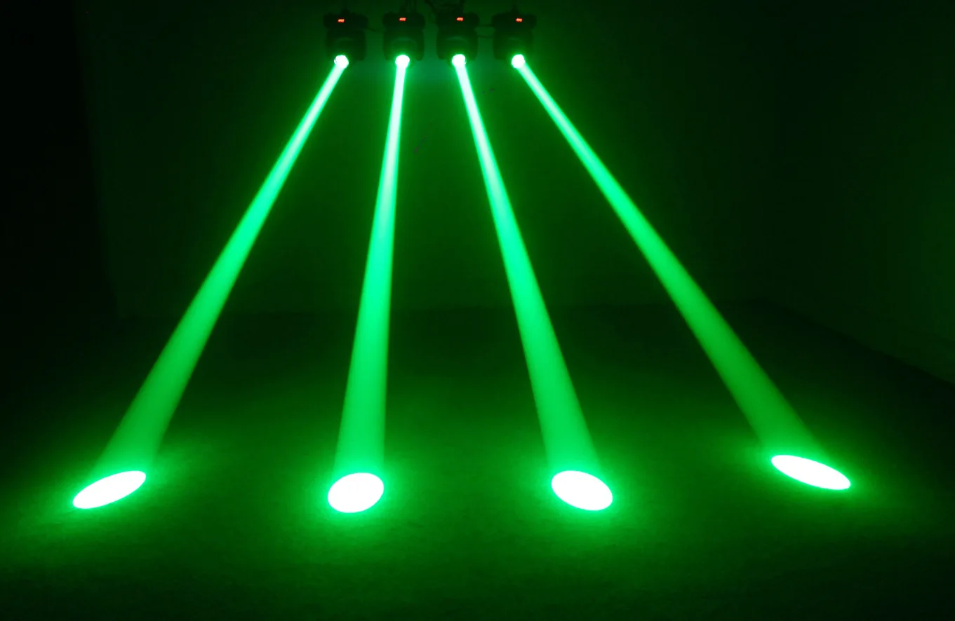 150W LED Mini Beam Moving Head Light Gobo Dot Beam DJ Party Disco LED ...