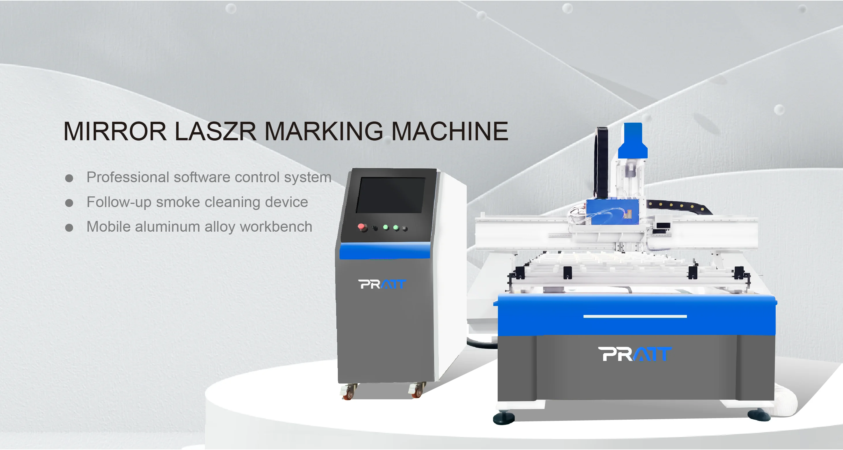 Laser Mirror Engraving and Sandblasting Machine - High Accuracy