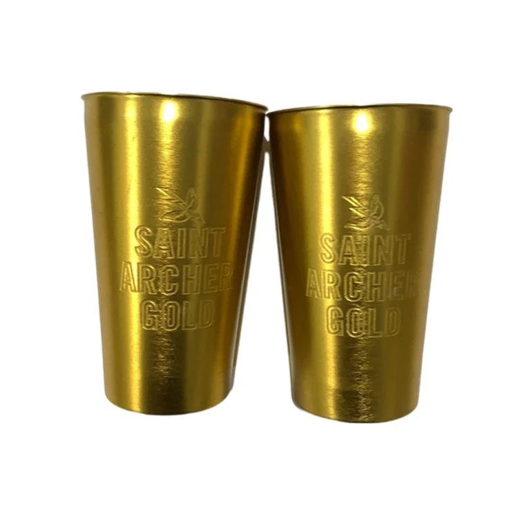 Custom Color Changing Stacking Aluminum Beer Cups Ball Aluminum Cup ...