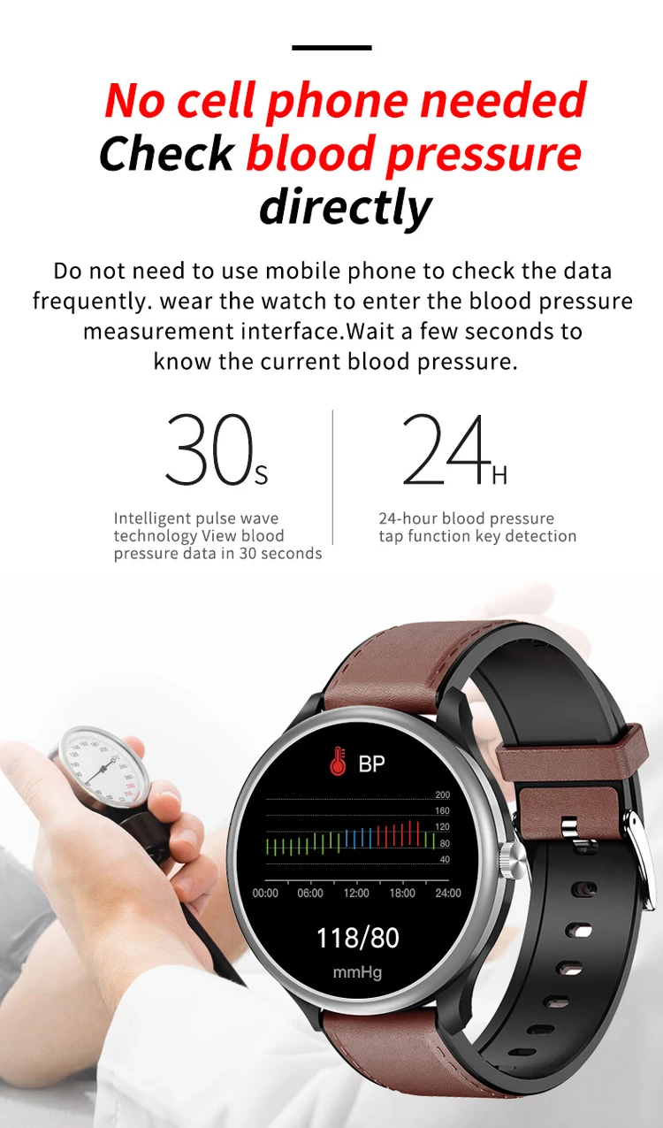 M10 Smartwatch Ecg+ppg Call Music Watch Body Temperature Blood Oxygen ...