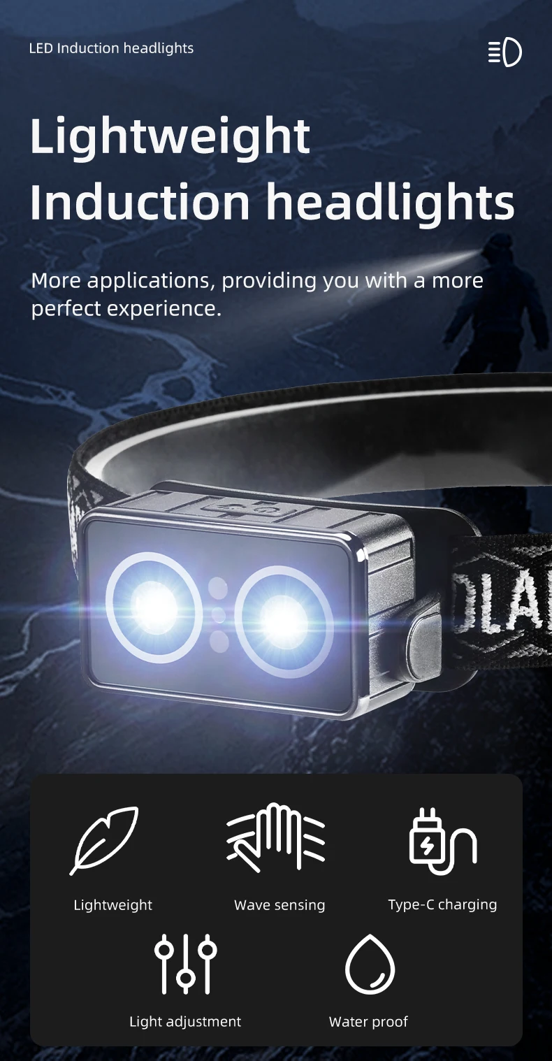 Helius Strong Light Sensor Night Fishing Usb Rechargeable Four-Speed ...