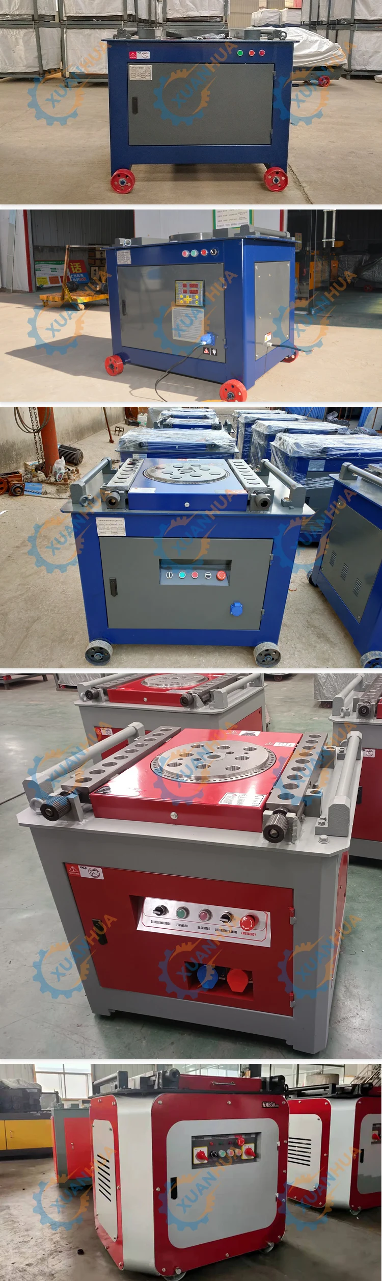 Xb45 Xuanhua Automatic Steel Round Bar Bending Machine For Iron Steel ...