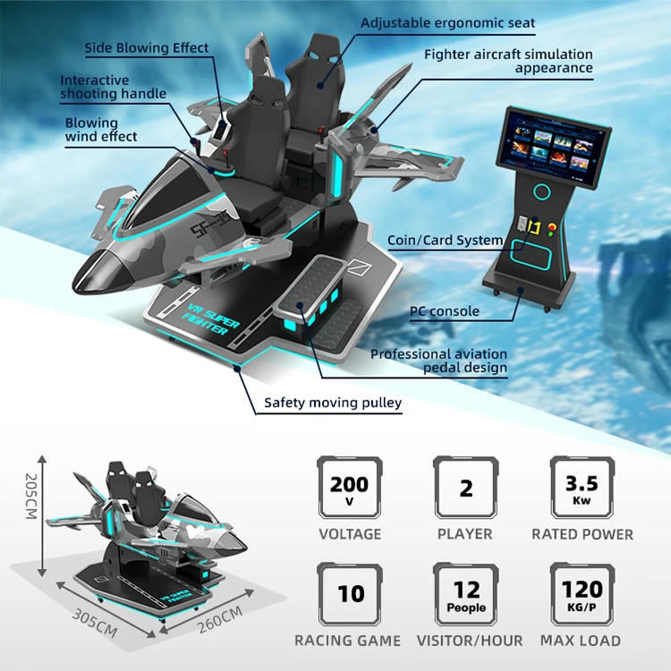 VR Airplane Simulator - Immersive Flying Game for Business