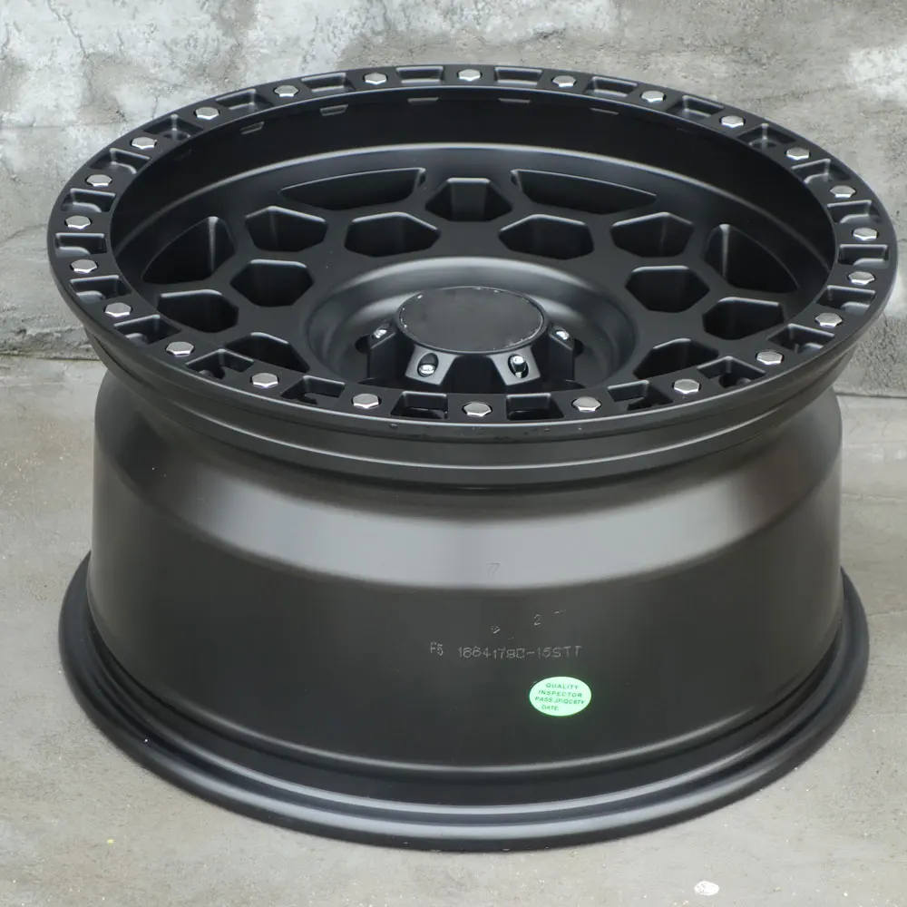 2024 Wheels 17" Wheels 5x150/127/139.7 Matte Black Electroplated Rivet ...
