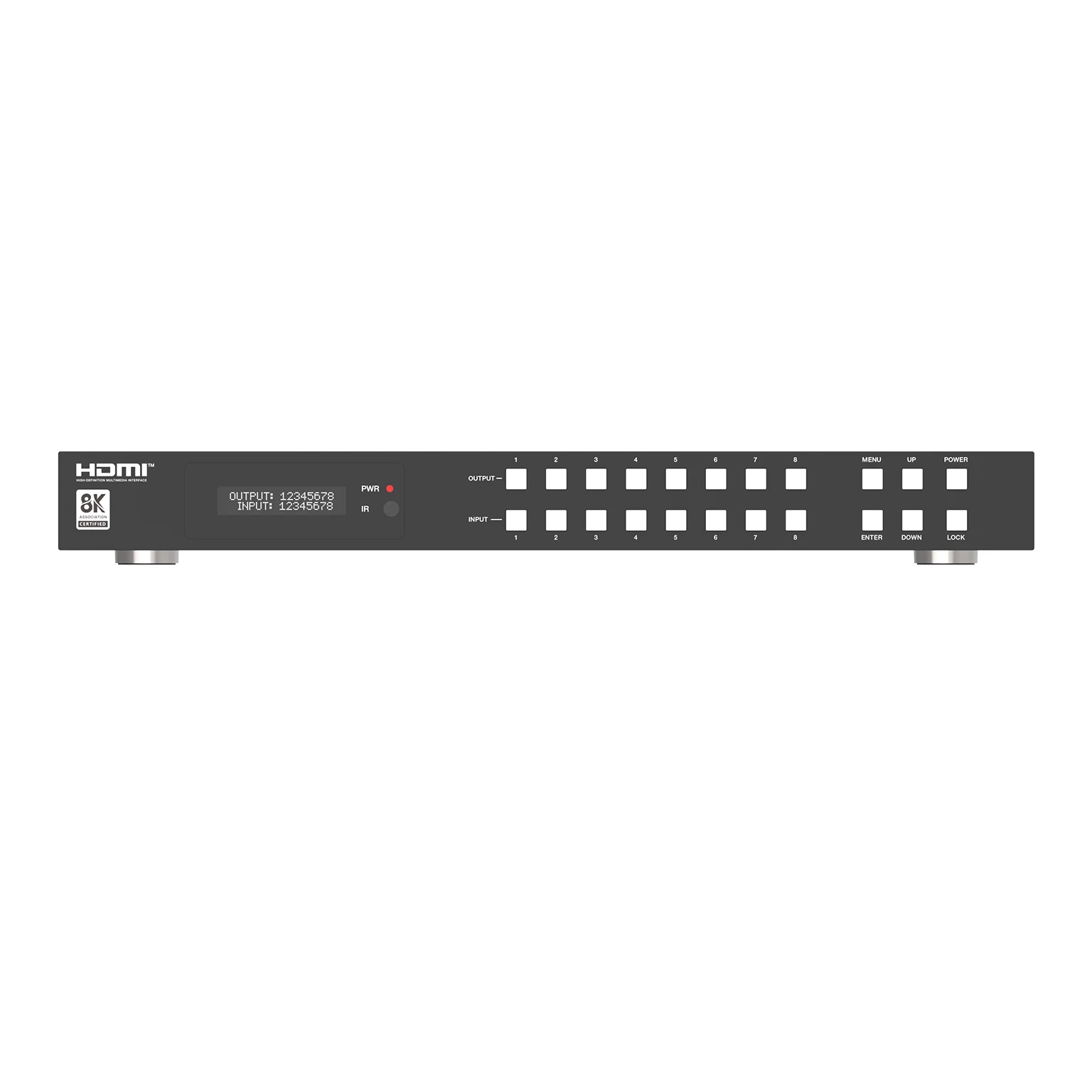 Hdmi Matrix 8k 4x4 8x8 Hdmi 2.1 48gbps 8k60hz 4:2:0 12bit - Buy 4x4 ...