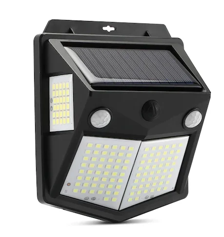 160leds Solar Wide Angle Sensor Pir Dim Wall Lights 3w 300lm Security ...