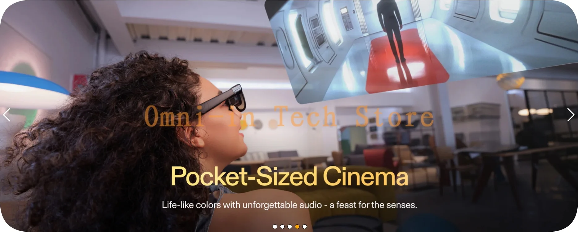 XREAL ONE AR Smart Glasses - 147 Inch Screen, 1080P, 120hz