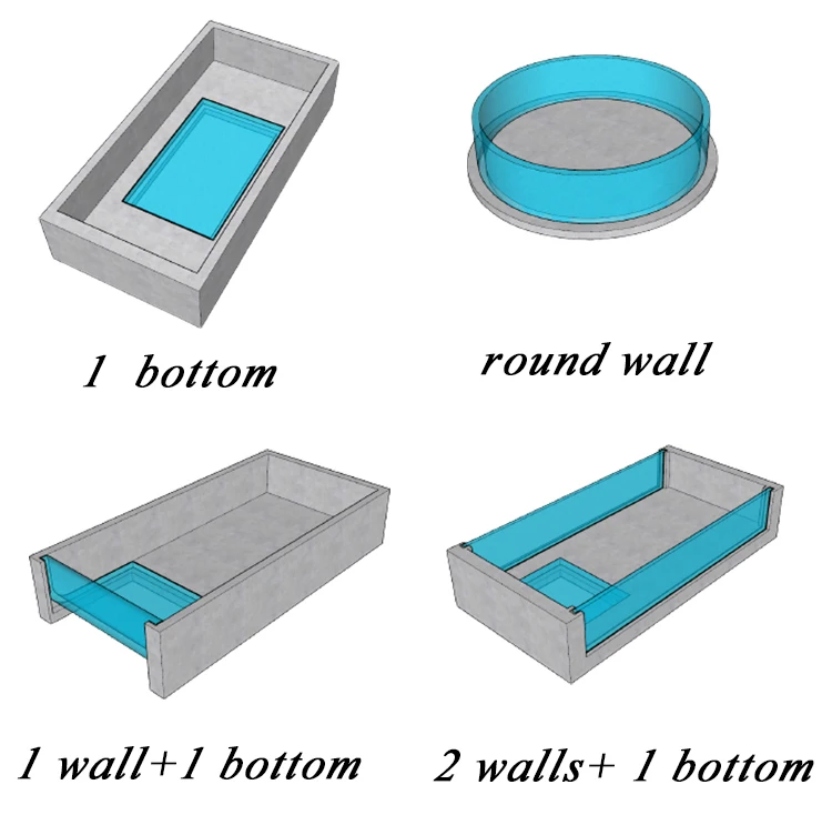 Clear Thick Large Swimming Pool From Acrylic Outdoor Uv Resistant ...