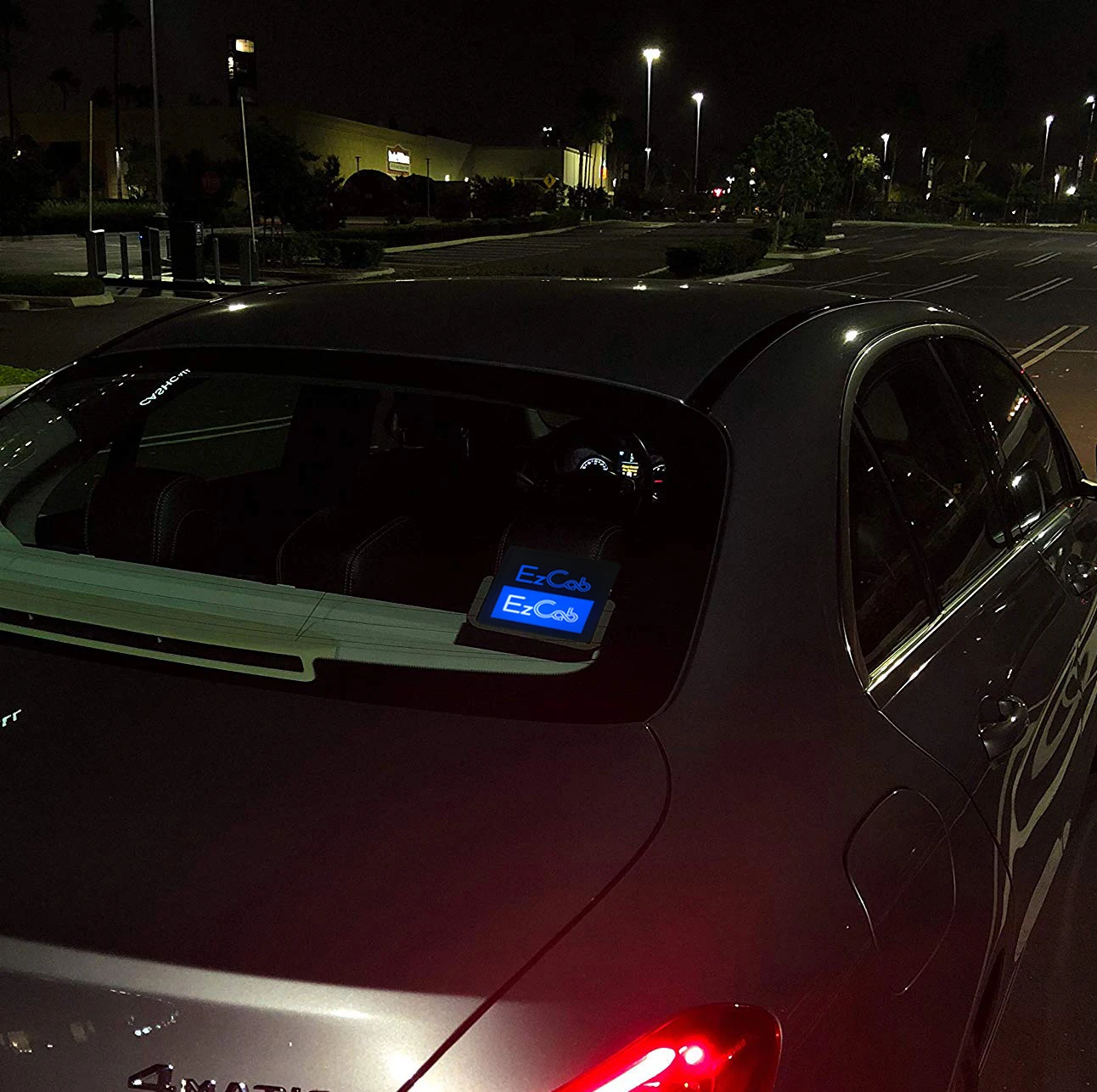 Square Rideshare Led Traffic Signs - Portable Lighted Car Signs, Oem