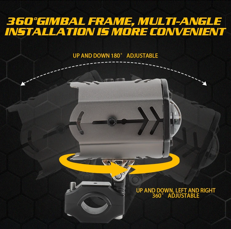 Motorcycle Light System Drl Fog Lamp Adjustable Led Motorcycles ...