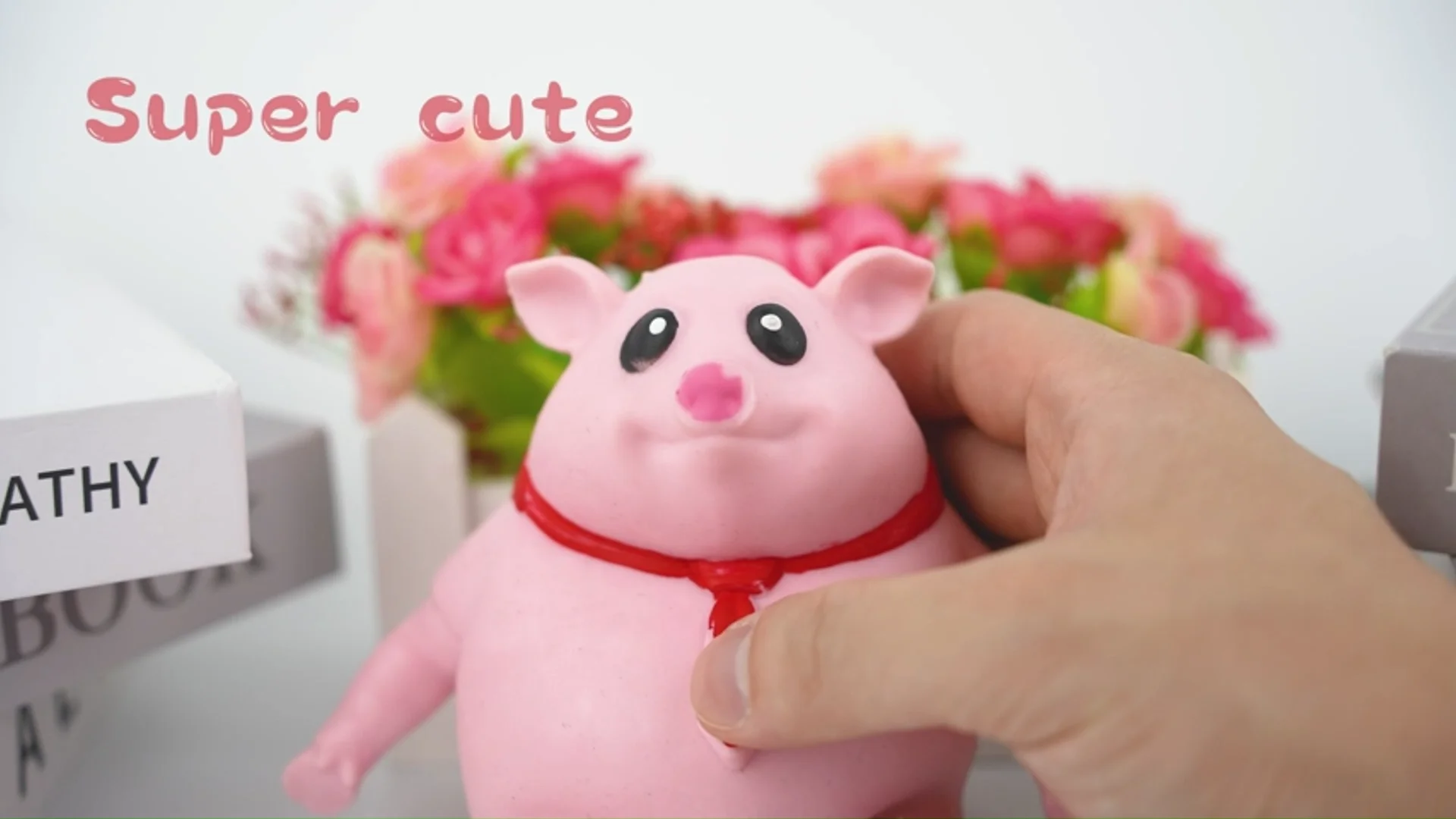 Ept Cute Anti Stress Kids Squishy Rubber Pig Squeeze Piggy Anti Stress ...
