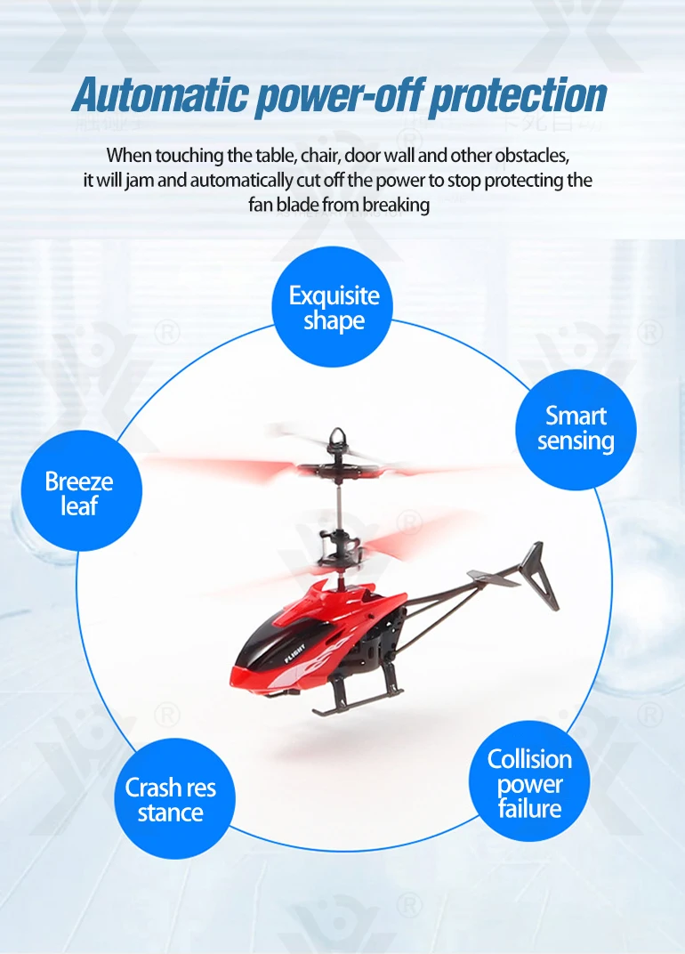 Chengji Sensor Flying Toys RC Mini Helicopter for Kids