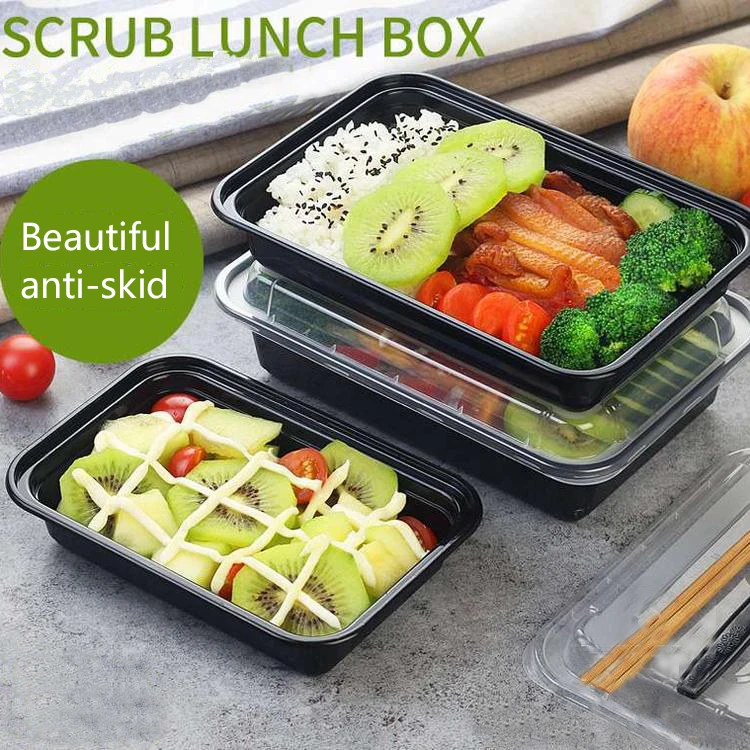 High Quality Disposable Transparent Black Pp Plastic Soup Bowl Catering ...