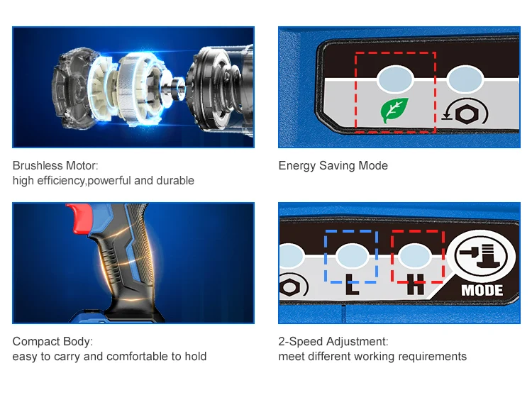 Dongcheng 20v Max Car Repair Tool 358n.m Power Cordless Brushless ...