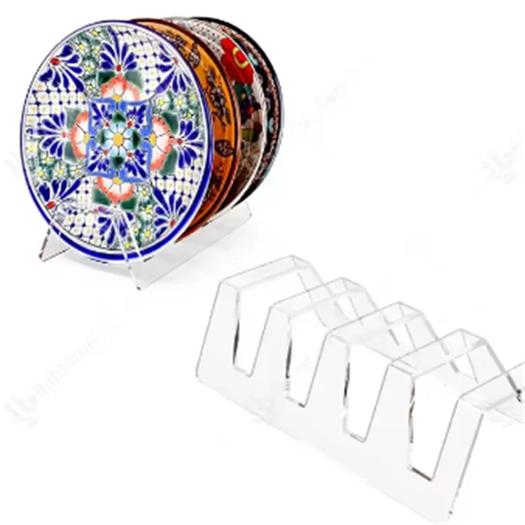 Acrylic Plate Display Stand for Kitchen Tabletop - BOSN