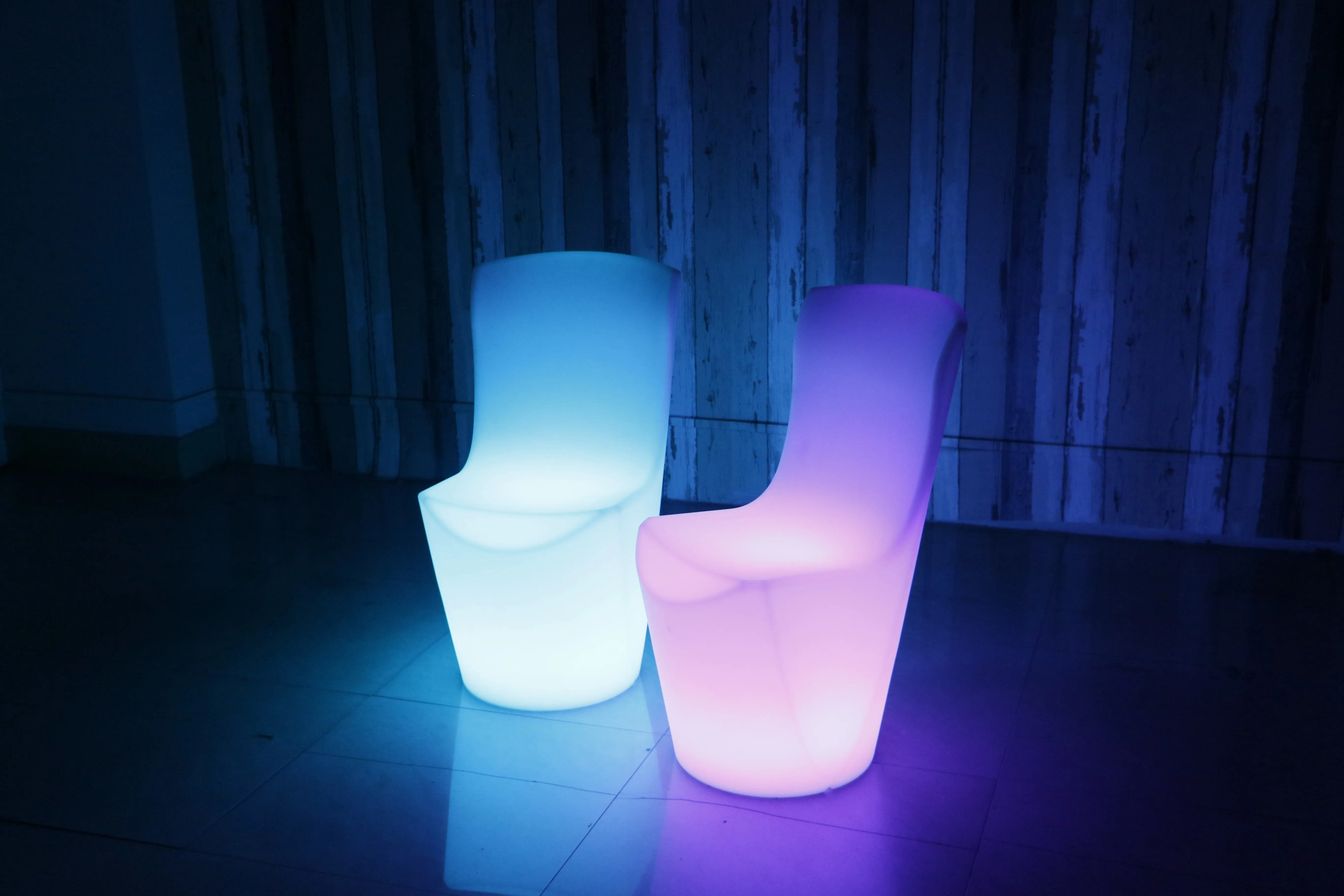 New Led Glowing Bar Chair Dinning Chairs For Nightclub Lounge With ...