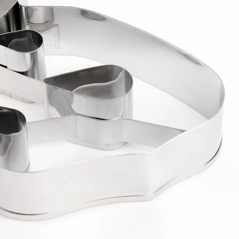 8-1/4" or 21 cm 3d Extra Large Biscuit Cutters Stainless Steel ...